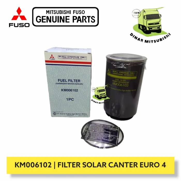 Filter Solar Mitsubishi New Canter Euro 4 KM006102 Original Pre Fuel ...