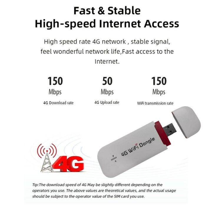 H760-9 4G USB WIFI Dongle Broadband Modem Stick 150Mbps 4G LTE Router Supporting Americas Europe ...