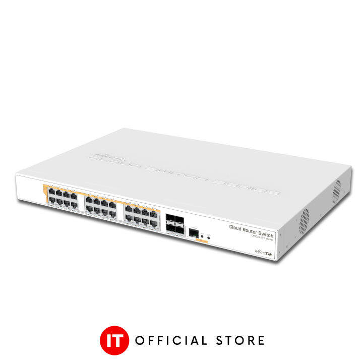 MikroTik CRS328-24P-4S+RM - Managed POE Switch - 494W, 24 Ports 802.3af ...