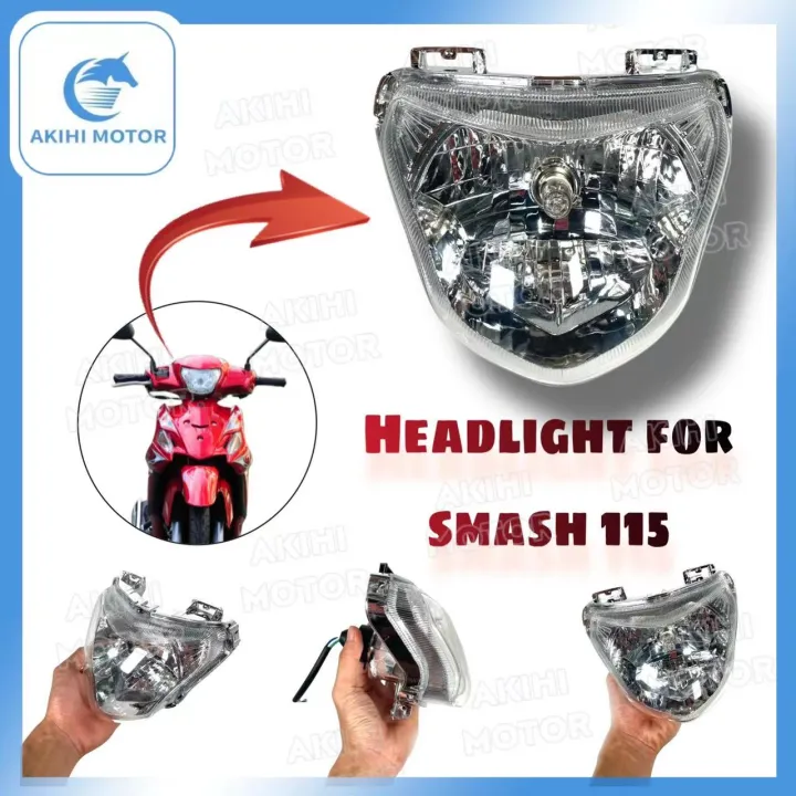 [akihi Motor] Motorcycle Headlight Smash 115 Lazada Ph
