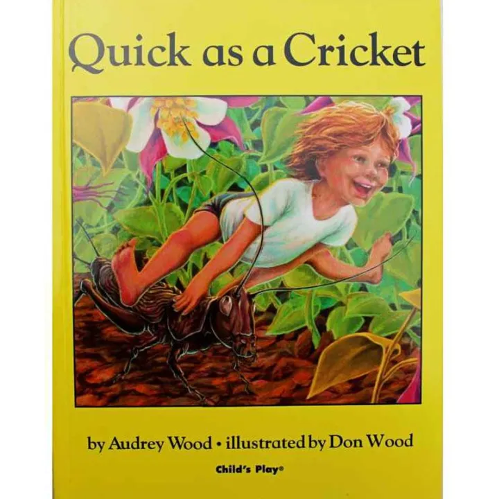 Quick As A Cricket By Don Wood Educational English Picture Book Early ...