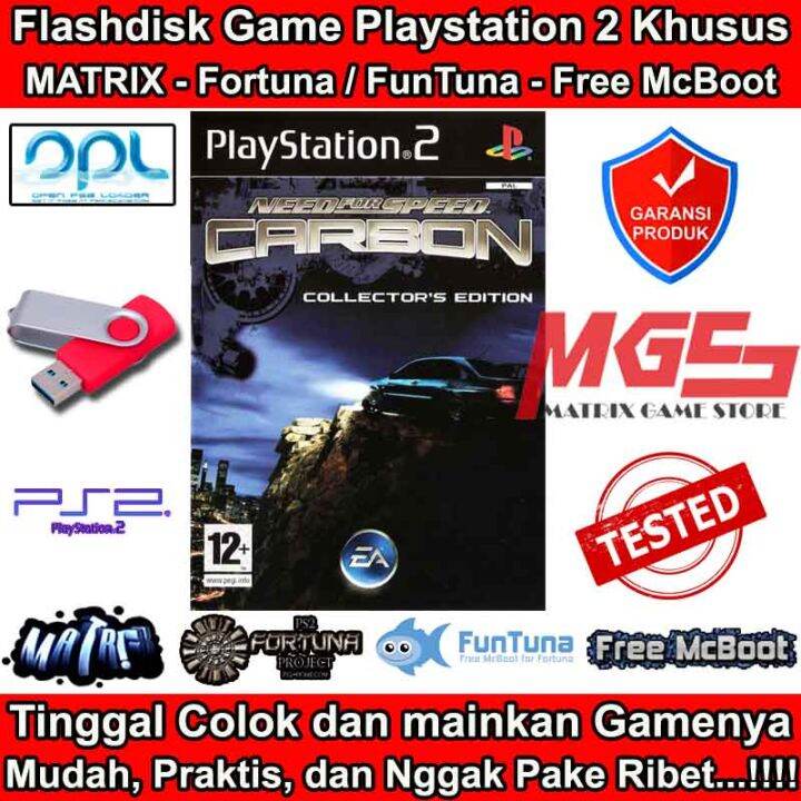 Flashdisk Game PS2 PS 2 NFS Need for Speed Carbon Collectors Edition ...