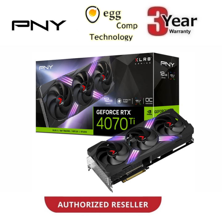 PNY GeForce RTX 4070 Ti 12GB Verto TF / RTX 4070 Ti 12GB OC XLR8 Gaming ...