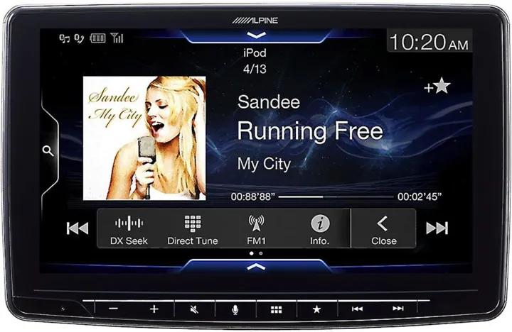 Alpine iLX-F309E Halo9 9 Double Din Car Stereo Touchscreen Apple ...