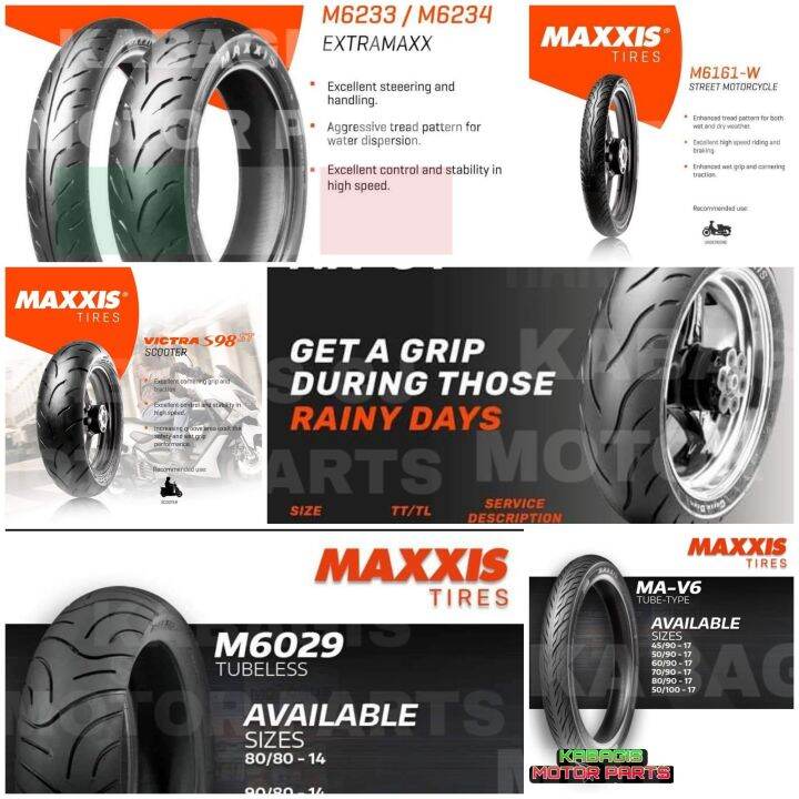 MAXXIS MOTORCYLE TIRE | Lazada PH