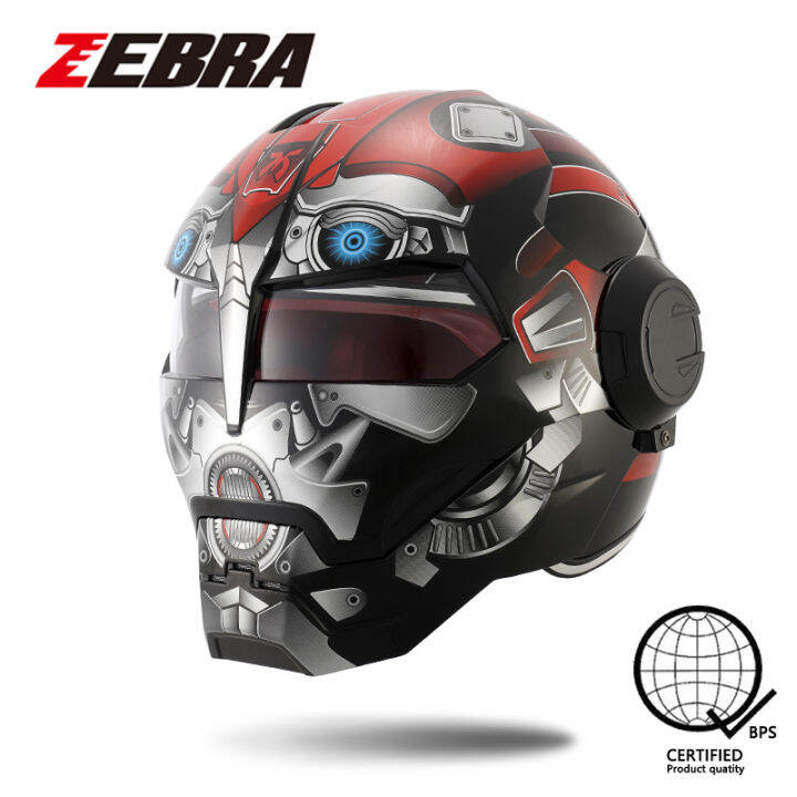 ZEBRA YM 822 modular motorcycle helmets for mens and womens DOT ...