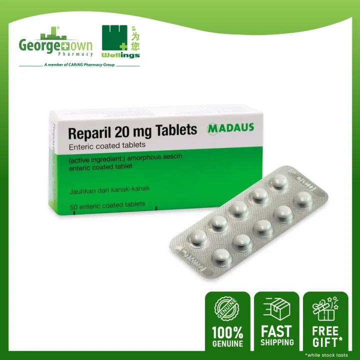 REPARIL 20MG TABLETS 5*10'S | Lazada