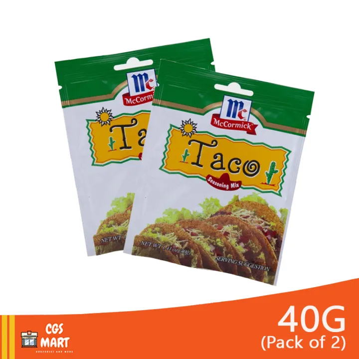 Pack of 2 McCormick Taco Seasoning Mix Mexican 40g | Lazada PH