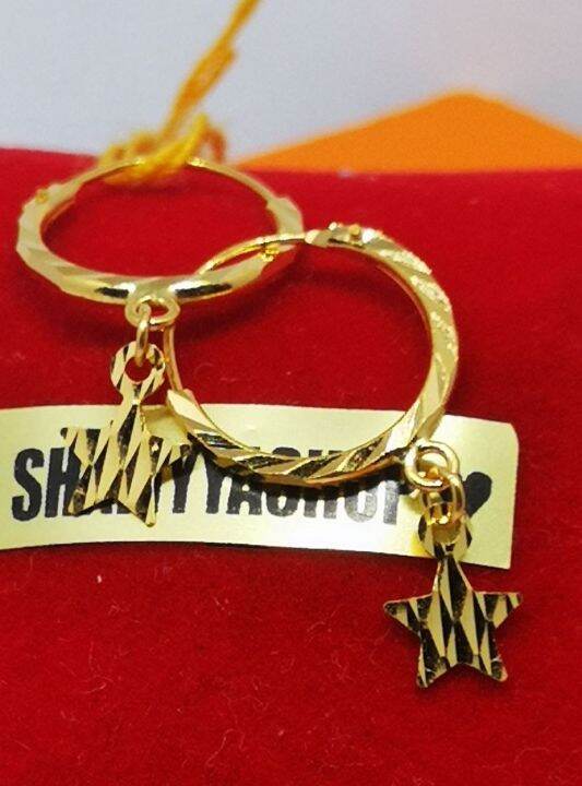 Subang Ring Budak Kids Star Emas 916 Original | Lazada