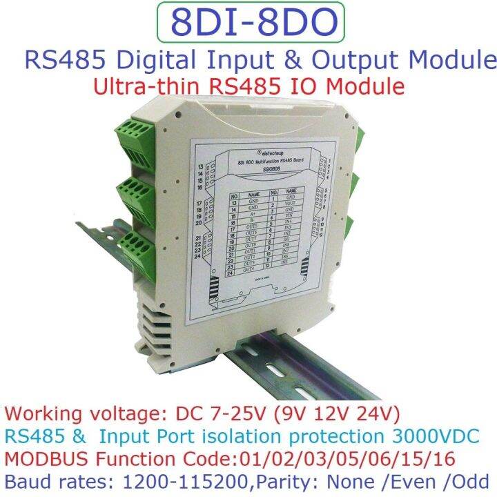 โมดูล8DI-8DO RS485ดิจิตอล NPN ระบบ MODBUS RTU สำหรับถ่ายทอดอุปกรณ์ ... โมดูล8DI-8DO RS485ดิจิตอล NPN ระบบ MODBUS RTU สำหรับถ่ายทอดอุปกรณ์ ...