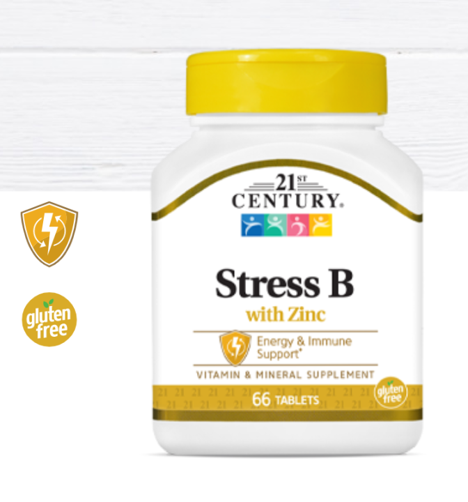 21st Century, Stress B with Zinc, 66 Tablets | Lazada PH