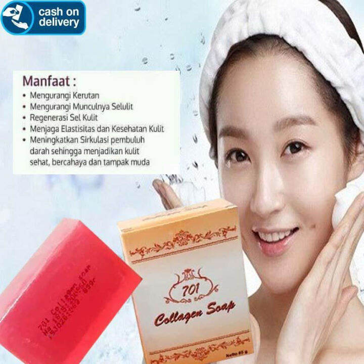 Collagen Soap 701 / Sabun Wajah Collagen / Whitening Facial Soap Plus ...
