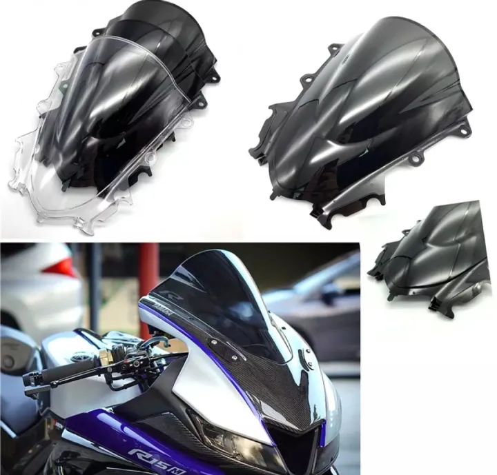 Yamaha R15 Version 3 Racing windshield double bubble | Lazada PH