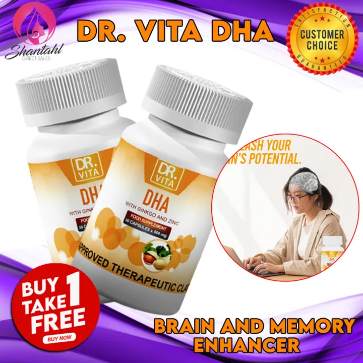BUY 1 TAKE 1! Dr. Vita DHA with Ginkgo and Zinc (Elderly), Dr. Vita DHA for Adult, Memory ...