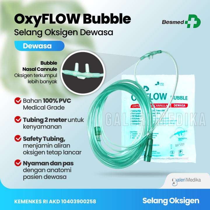 Selang Oksigen Dewasa Cannula / Oxyflow | Lazada Indonesia