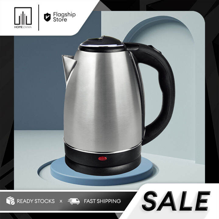 Home Zania 1.8L Capacity Fast Boiling Electric Kettle Stainless Steel ...