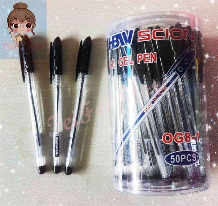CFF💎HBW Scion Oil Gel Pen OG8-1 Ball pen 50pcs per box ballpen good ...