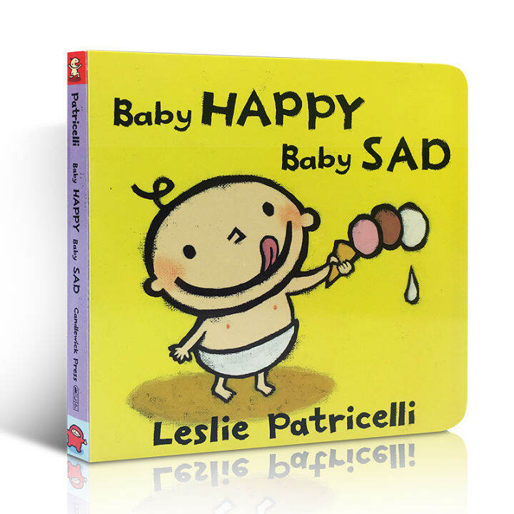 milu Gift Audio Picture Book Baby HAPPY Baby SAD Leslie Patricelli Toddler Board Book Emotional ...