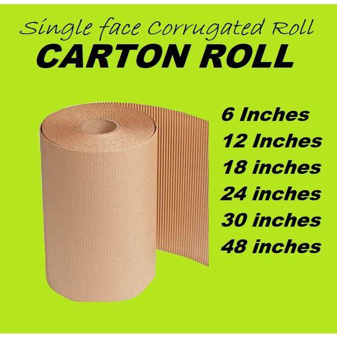 Corrugated Roll Continues Single Face Carton roll Sold Per Meter ...