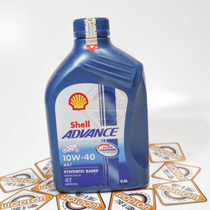 Oli Motor 4 Tak Shell Advance AX7 10W-40 0.8 Liter | Lazada Indonesia