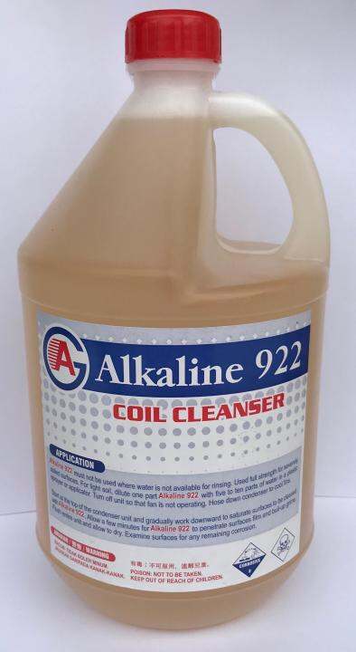 AIRCOND COIL CLEANER ALKALINE 922 4L (CLEAR) | Lazada