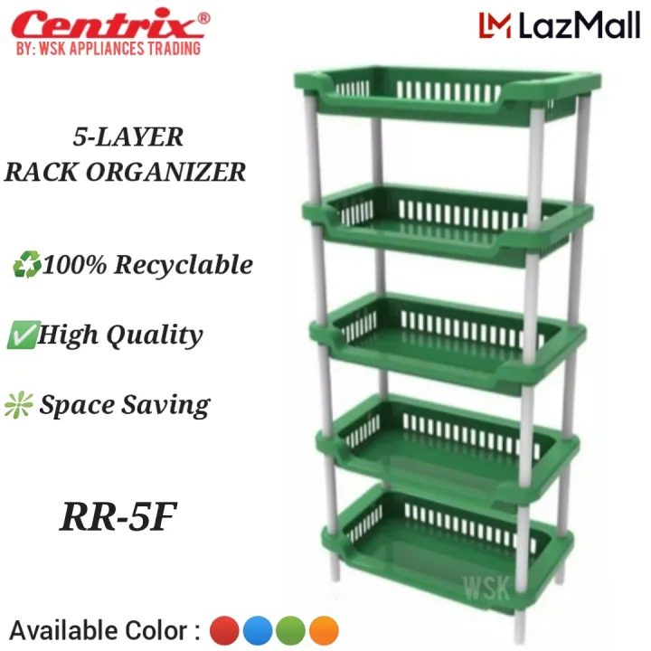 Centrix 5-Layer Multi-Function Rectangular Rack Organizer RR-5F | Lazada PH