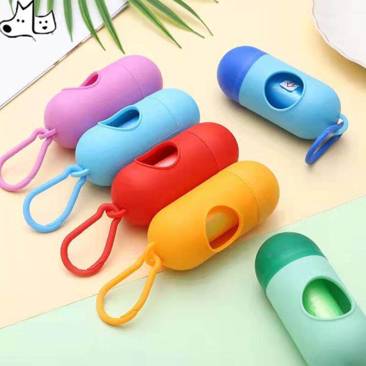 Portable Poop Bags Set garbage bag Mini Portable Pet Dog Waste Garbage ...