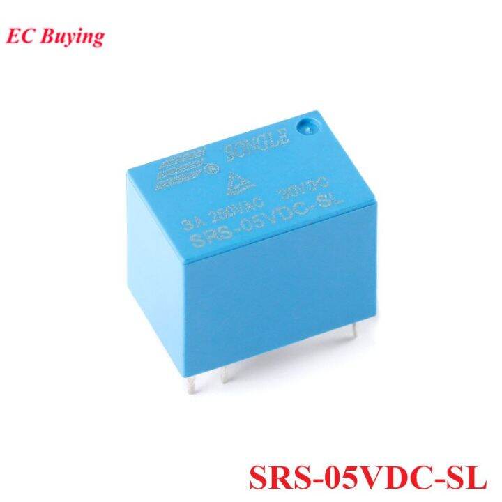 2PCS Relay DC 5V 12V 24V 6Pin 3A SRS-05VDC-SL SRS-12VDC-SL SRS-24VDC-SL ...