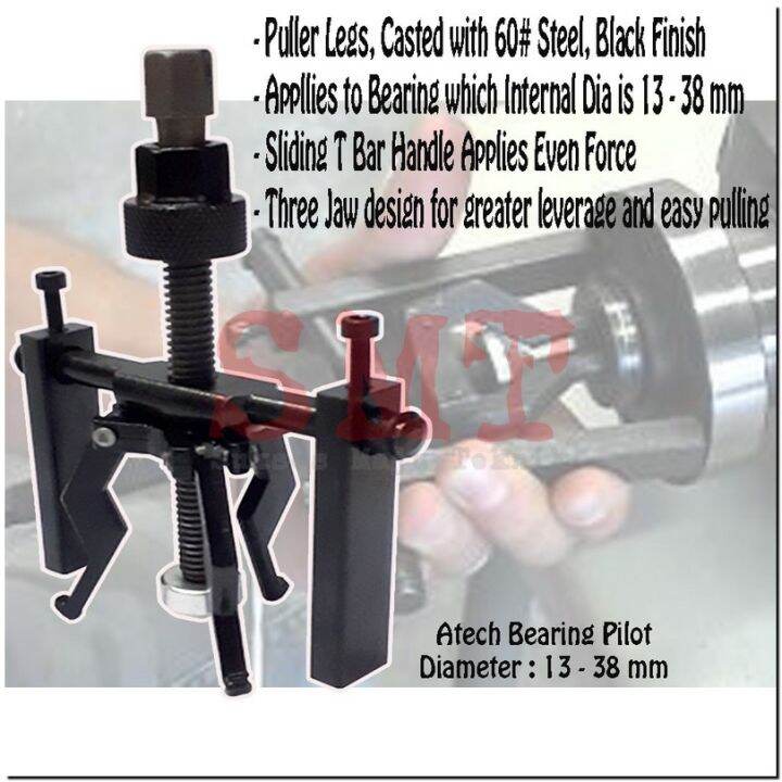 Amtech Bearing Pilot Bearing Puller Set Box Putih VT-7092 Penarik ...