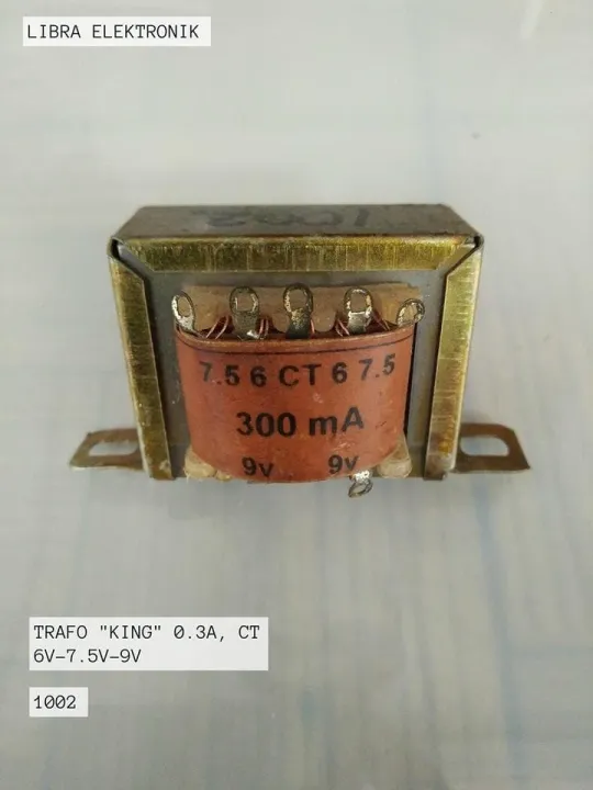 Trafo King 300 MA CT 9V Transformator - BISA COD | Lazada Indonesia
