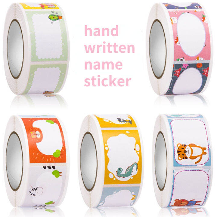 Cute Cartoon Kindergarten Pupils Children Self-adhesive Handwriting ...