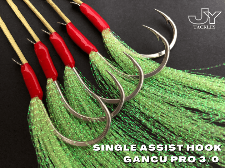 JY Tenggiri Single Assist Hook Gancu Pro 3/0 Fast Jig | Lazada