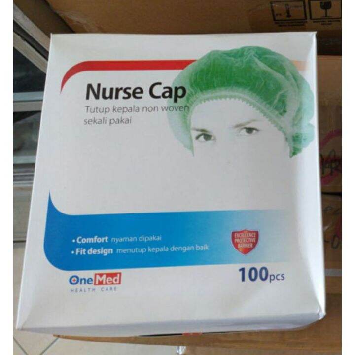 Nurse cap onemed per box isi 100 | Lazada Indonesia