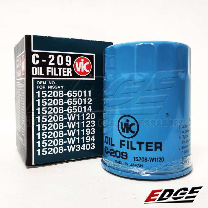 VIC C-209 Car Oil Filter for Nissan Urvan (TD27) Safari 4.2L / Nissan ...