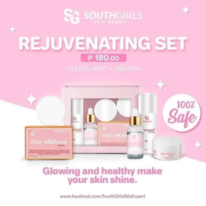 South Girls Skin Expert Rejuvenating set 5 in 1 with SERUM [ORIGINAL ...