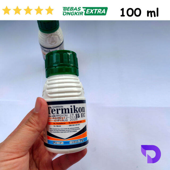 Termikon 15EC 100ml Insektisida Obat Hama Rayap Kayu dan Hama Tanaman ...