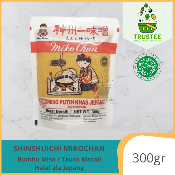 Mikochan White Miso Paste 300gr / Pasta Miso Putih / Shiro Miso Halal ...