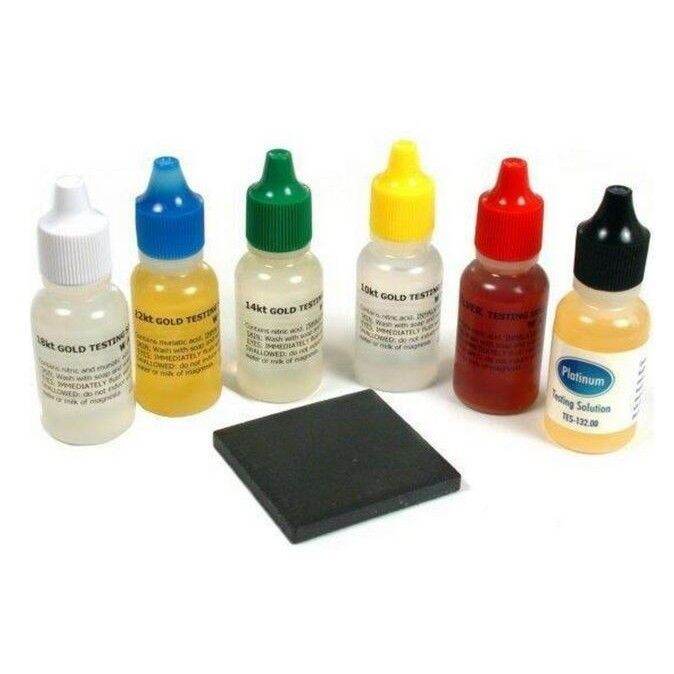 Precious Metals Testing Kit Gold Silver Platinum Tests | Lazada PH