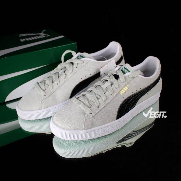 Puma Suede Croc White Black | Lazada PH