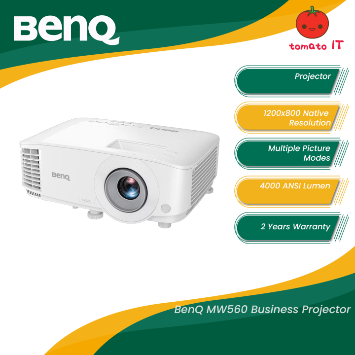 BENQ MW560 4000 Lumens 20,000:1 Contrast Ratio Business Projector | Lazada