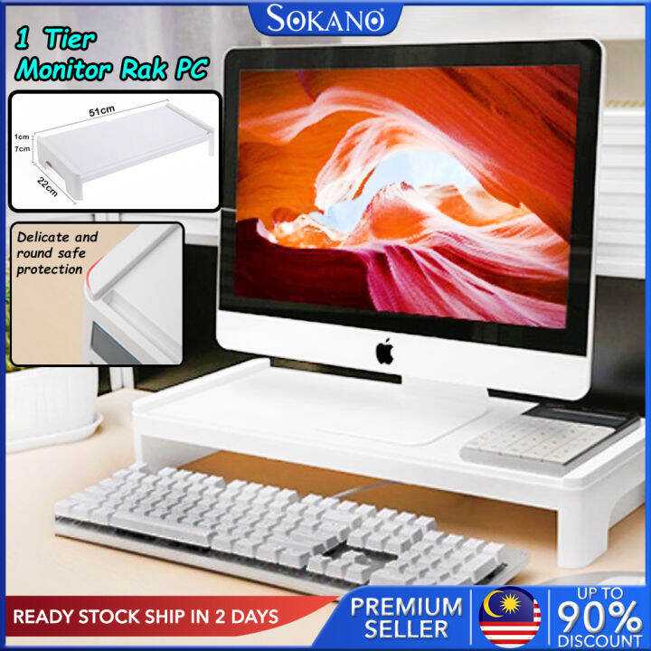 SOKANO ZG101 Monitor Rack Modern Style Ergonomic Space-Saving ...