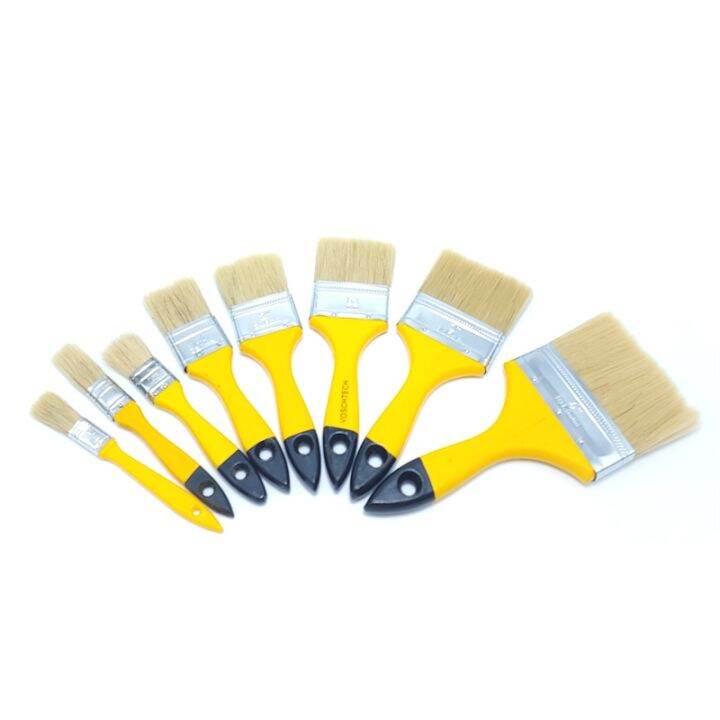 Paint brush voschtech wood hand 1/2” 3/4” 1” 1 1/2” 2” 3” 4” | Lazada PH