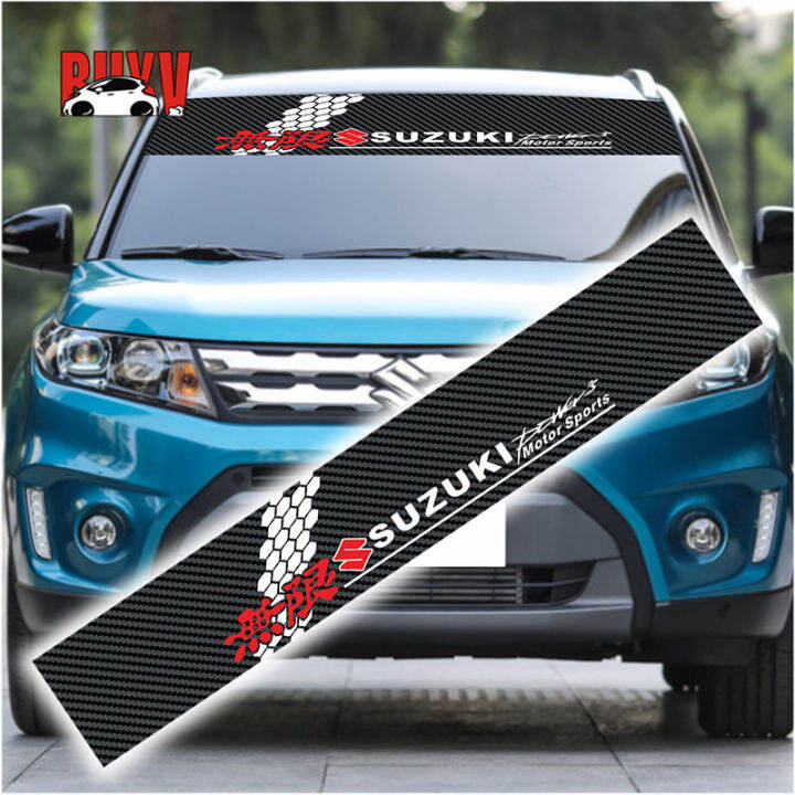 BuyV SUZUKI Sticker Carbon Fiber Windshields Sticekr Decals Decorative ...
