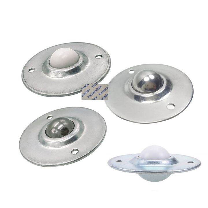 4Pcs 304 Stainless Steel Nylon Ball Transfer Caster Wheel Ball Bearing ...