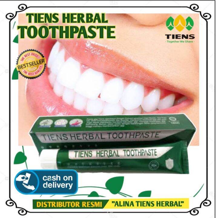Tiens Pasta Gigi Herbal_Tiens TOOTHPASTE Pasta Gigi Terbaik Kemasan 1 ...