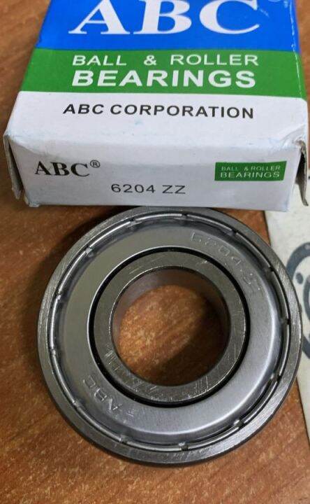 BEARING 6204 ZZ ABC DIMENSI 20mm x 47mm x 14 ISI 5pc | Lazada Indonesia
