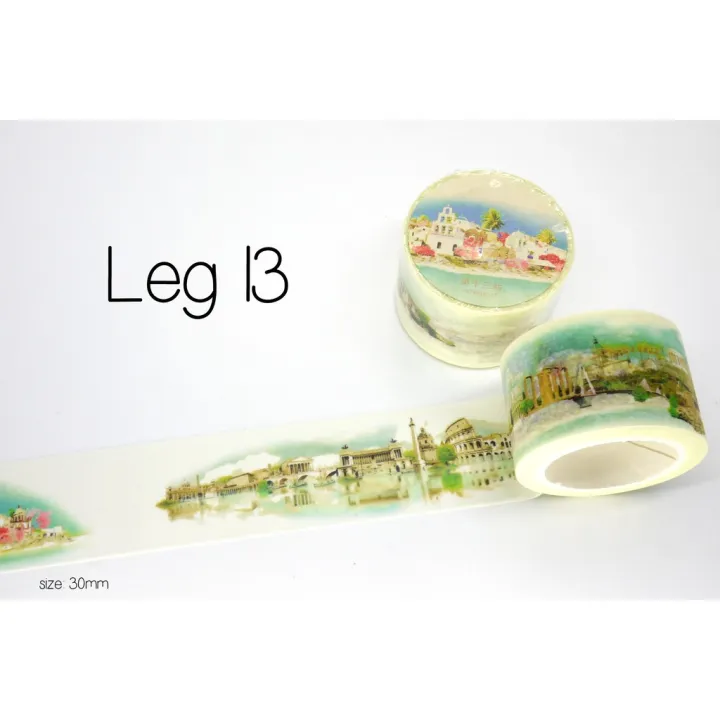 Premium Chugoku Washi Tape Collection - Travel Leg Series #2 Taiwan ...