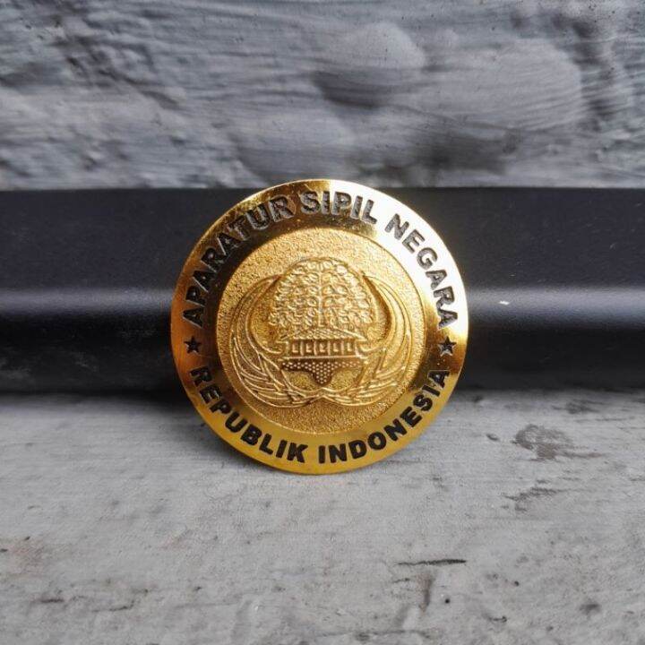 PIN ASN KORPRI TEMPEL MAGNET PIN LOGAM KORPRI BULAT PIN ASN KORPRI ...