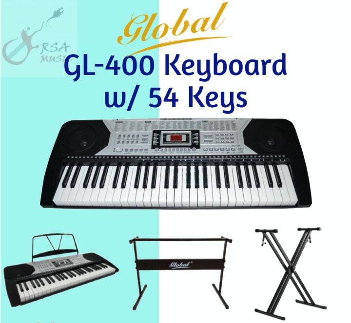 Global GL-400 54 Key Electronic Keyboard Piano | Lazada PH
