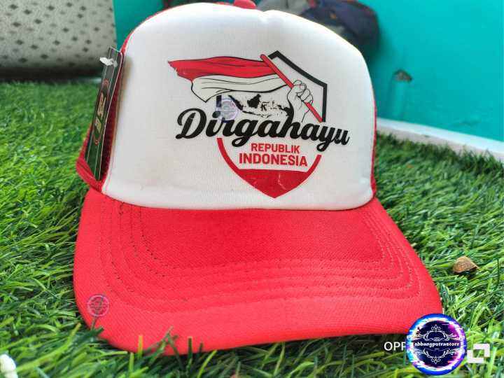TOPI MERAH PUTIH SABLON DIRGAHAYU TOPI KEMERDEKAAN | Lazada Indonesia